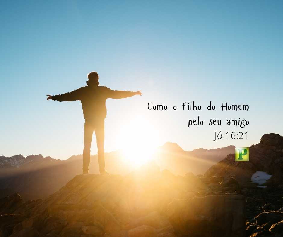 Como o Filho do Homem pelo seu amigo - Jó 16:21 - Pregação